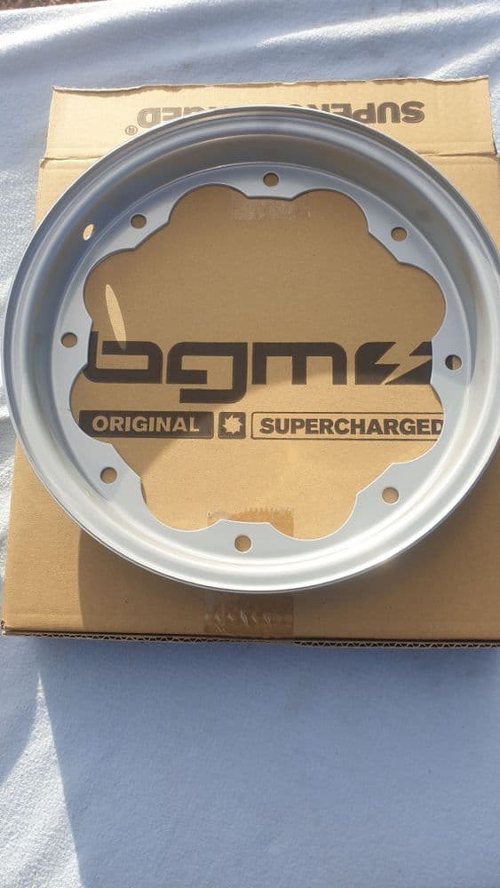 BGM LAMBRETTA WHEEL RIMS SILVER