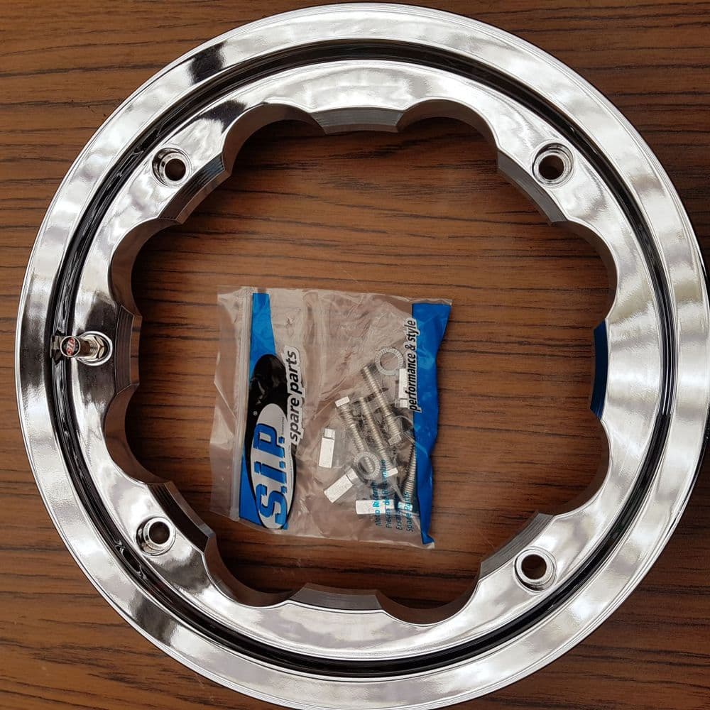 CHROME SIP LAMBRETTA TUBLESS WHEEL RIM