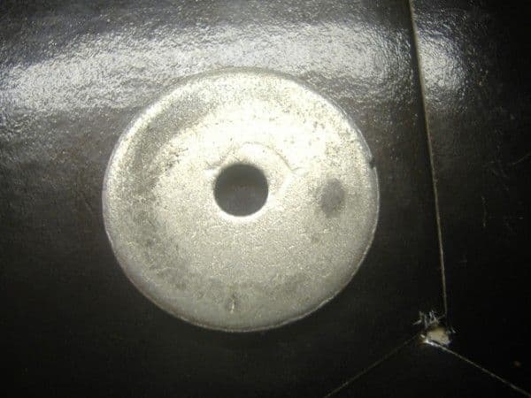 Engine bump stop washer