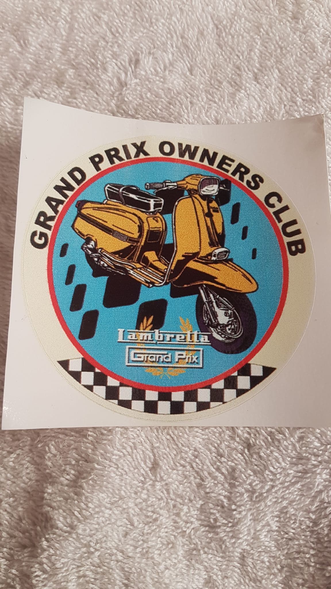 GP OWNERS CLUB STICKER