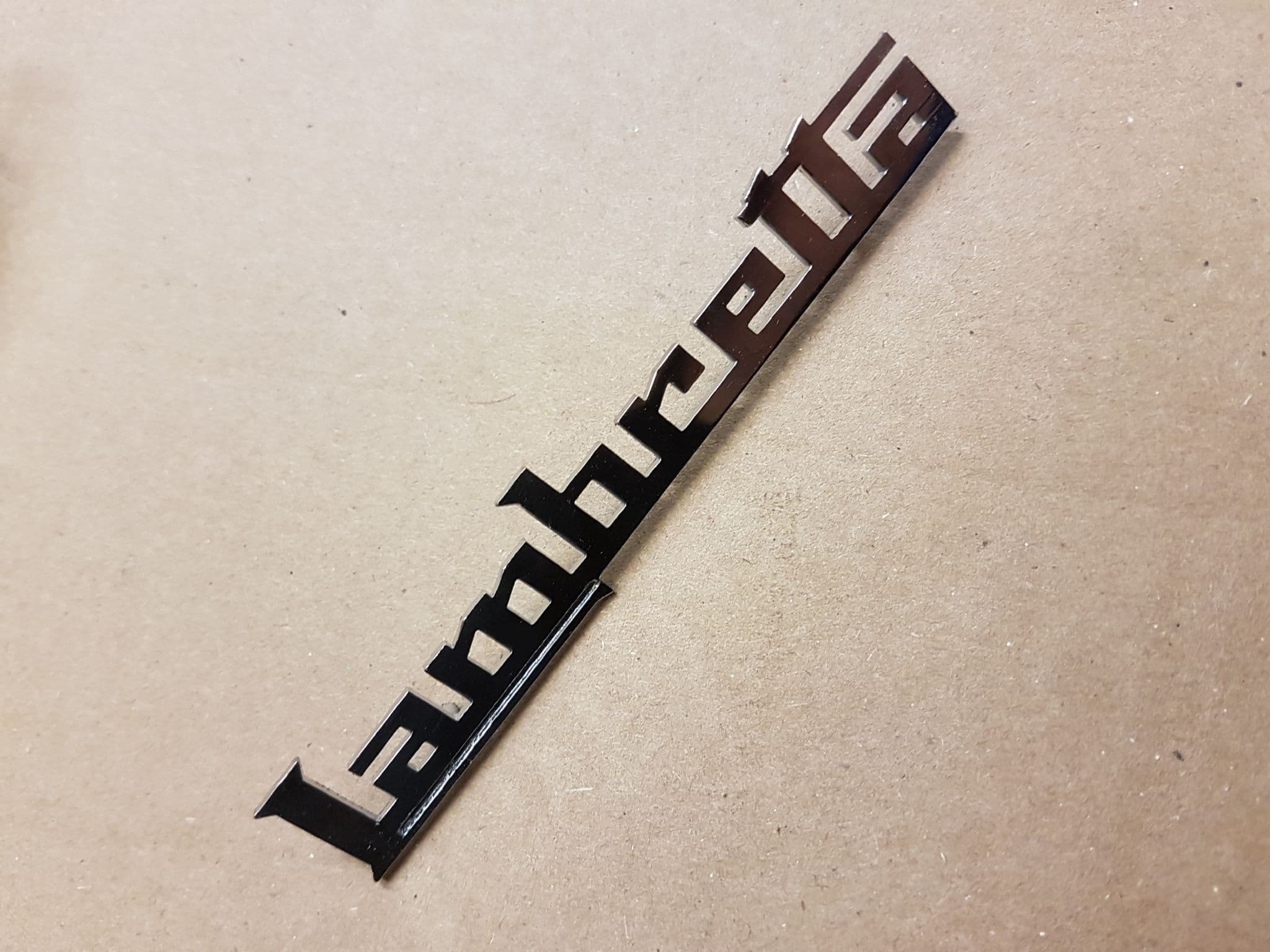 Lambretta legshield script GP Casa Lambretta