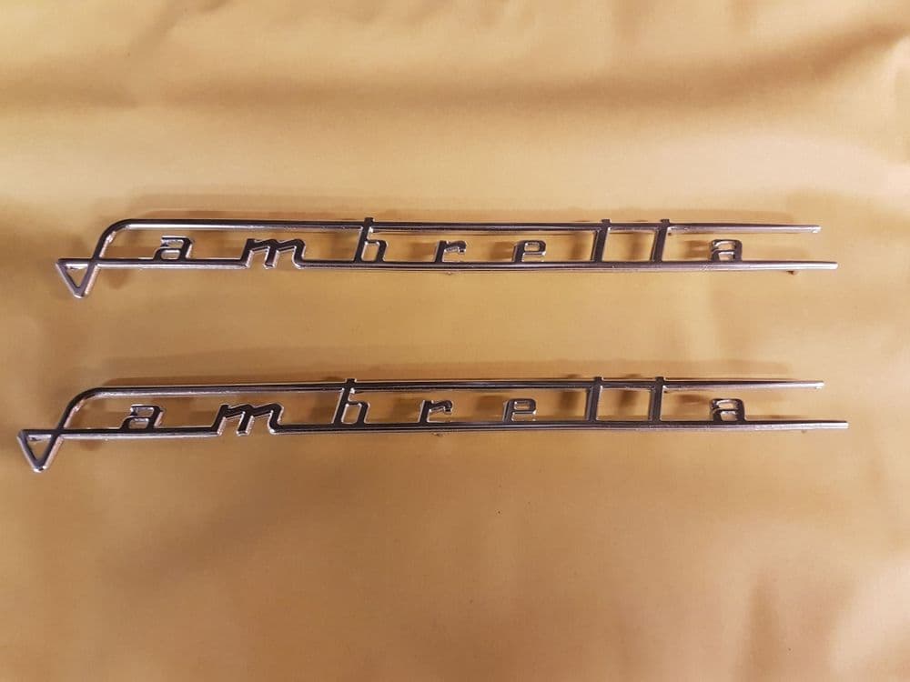 Lambretta panel script pair Casa Lambretta