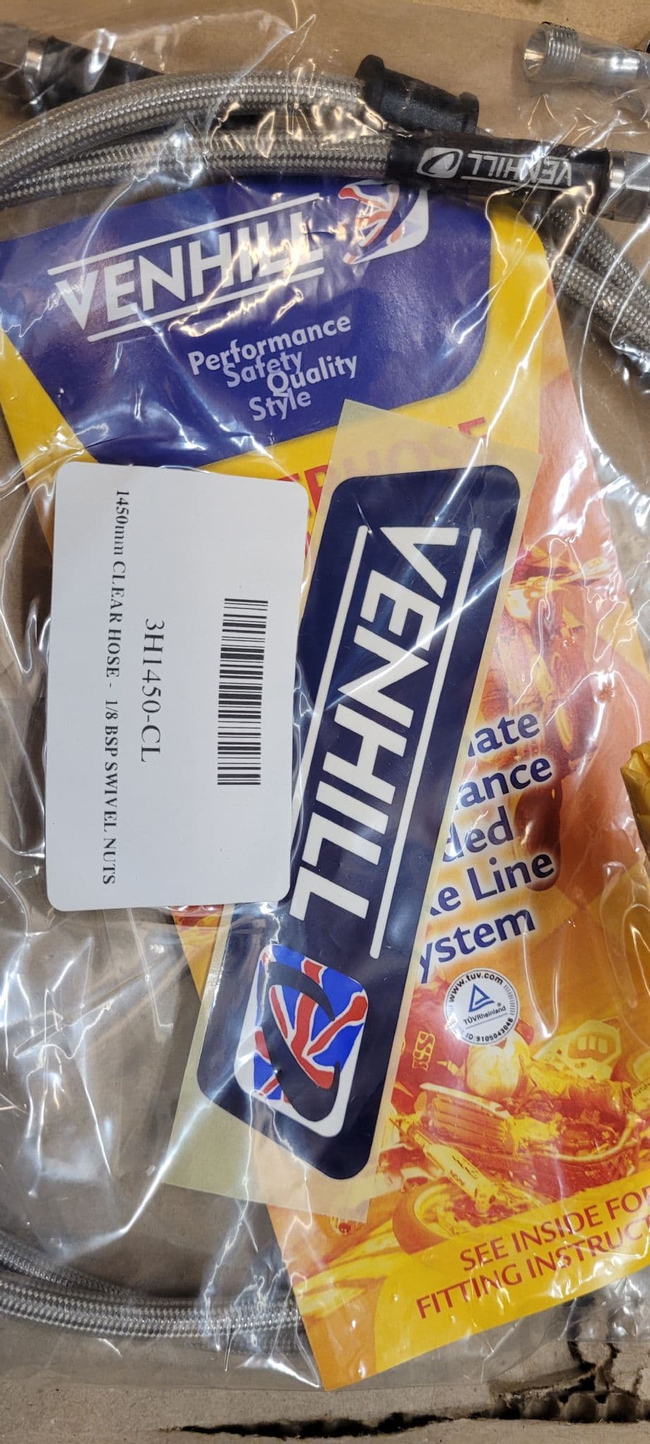 NISSIN WHITE HYDRAULIC FRONT DISC BRAKE DISCLINKS