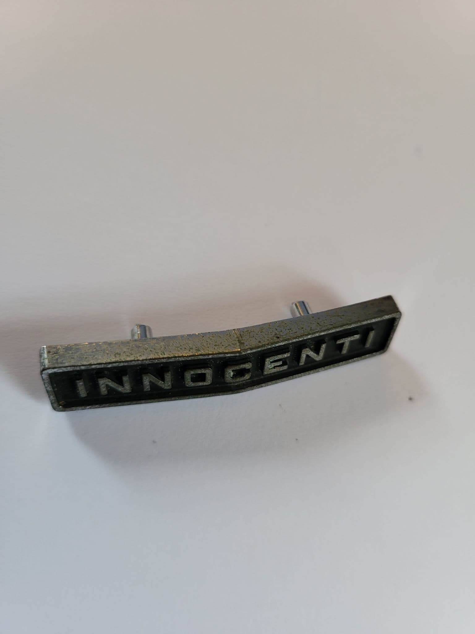 ORIGINAL GP INNOCENTI FRAME BADGE