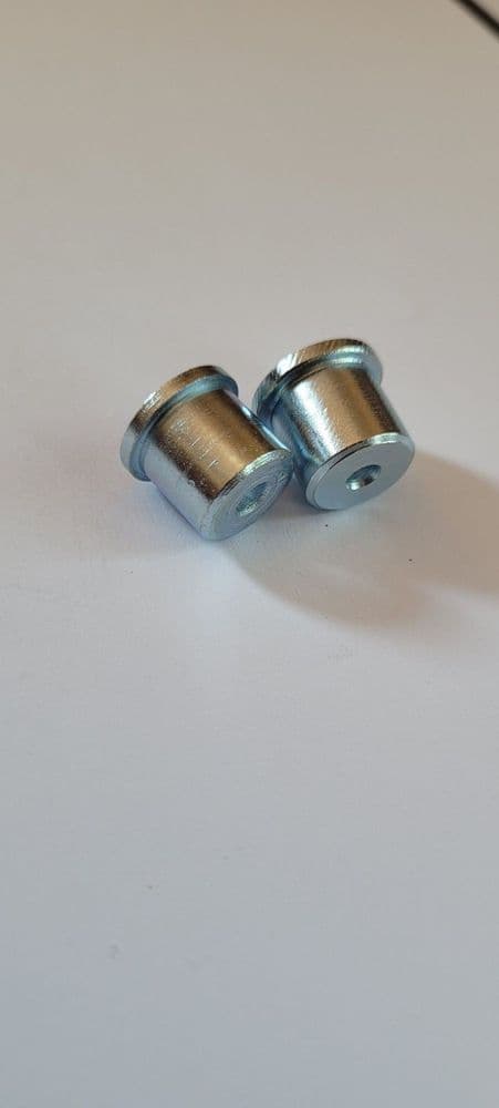 PAIR ORIGINAL REAR BRAKE CABLE TOP HATS