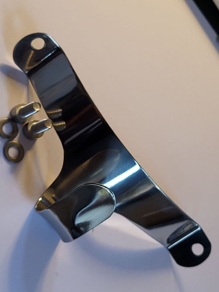 POLISHED STAINLESS STEEL INSIDE LEGSHIELD BAG HOOK