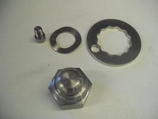 Rear hub locking kit Stainless Steel