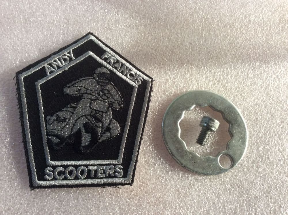 REAR HUB LOCKING RING AND 6MM GRUB SCREW