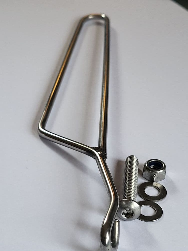 Reverse pull fork bracket stainless steel 4MM THICK