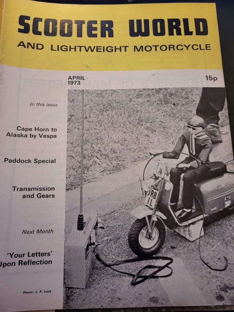 SCOOTER WORLD APRIL 1973