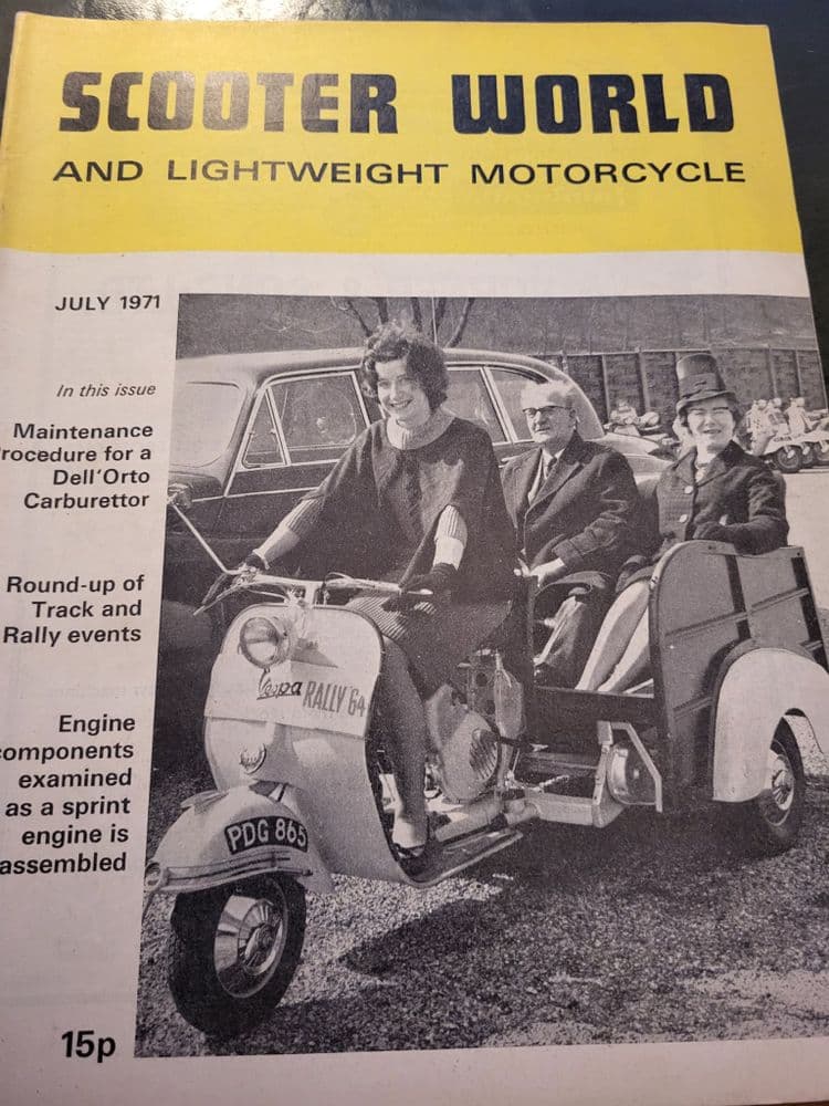 SCOOTER WORLD JULY 1971