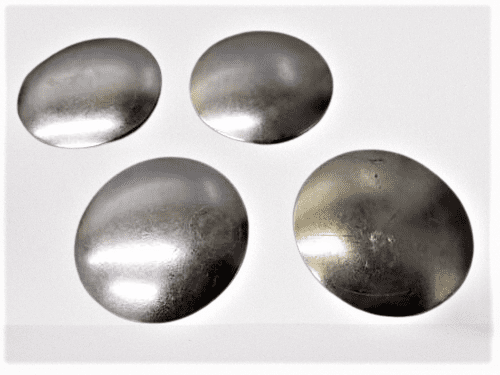SET OF 4 DISHED CORE PLUGS BMC A & B SERIES MGA MGB