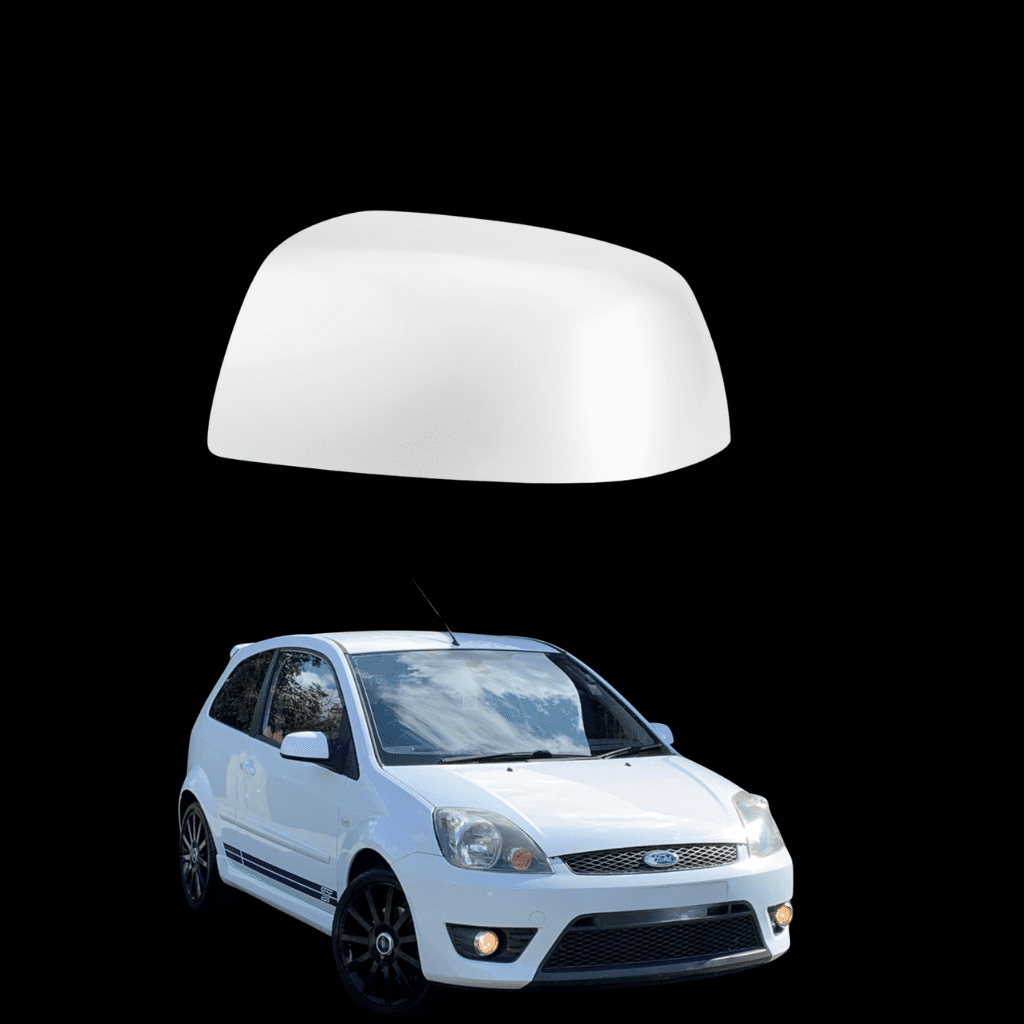 Ford Fiesta Mk6 05 08 Wing Mirror Cover Lh Or Rh In Frozen White DRIVERS