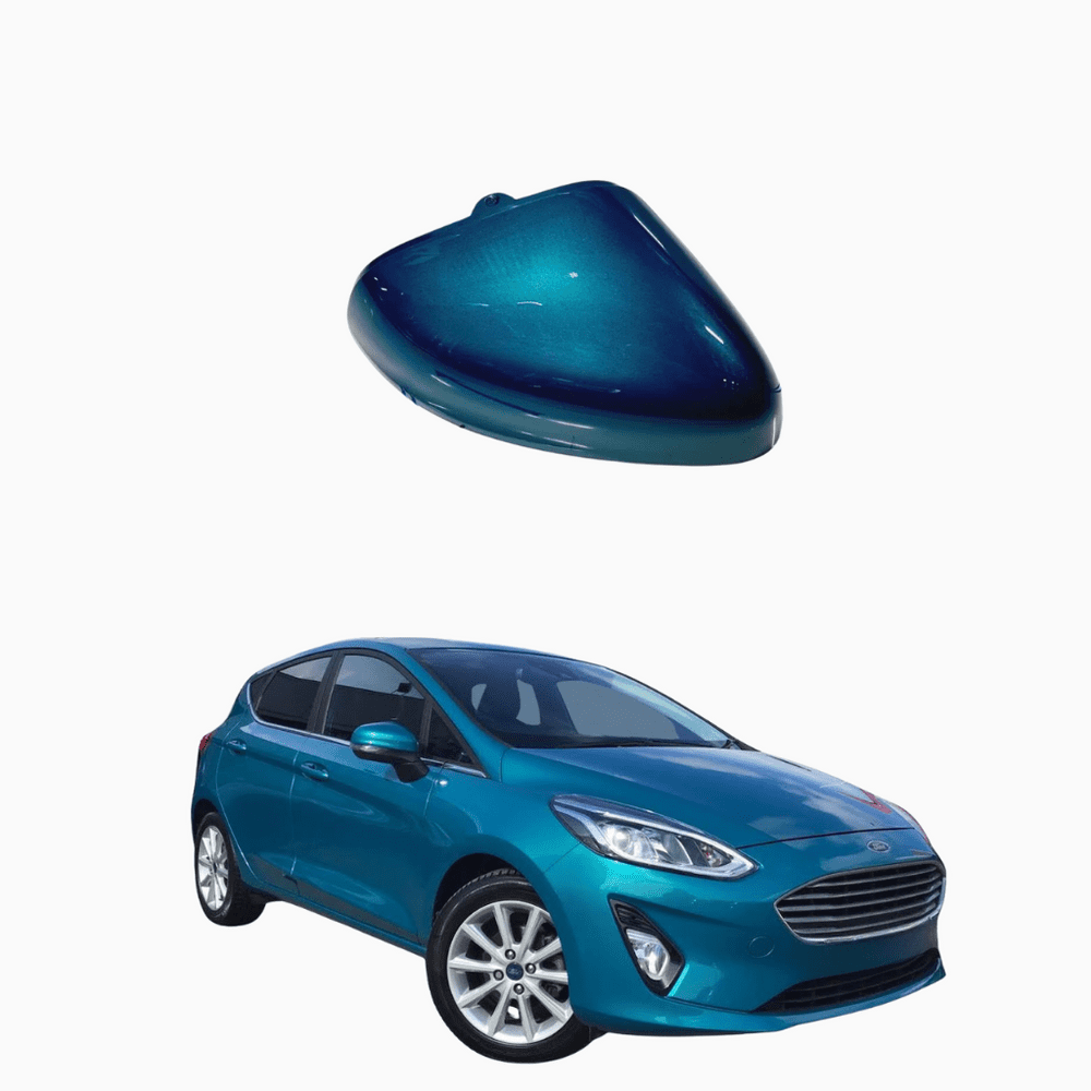Ford Fiesta Mk8 2017 Onwards RH Or LH Wing Mirror Cover In Blue Wave