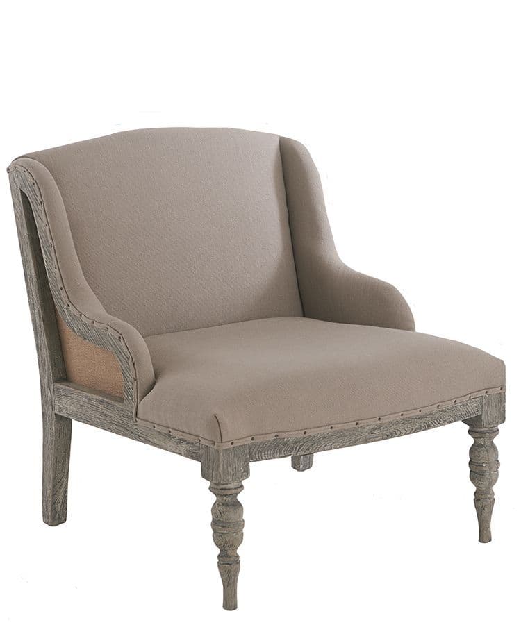 Boudoir linen chair