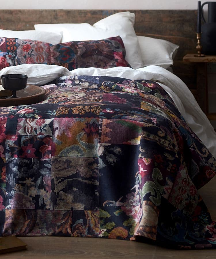 Persian Patchwork velvet throws