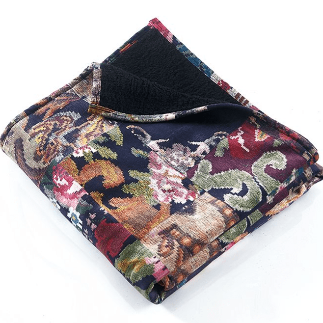 Persian Patchwork velvet throws