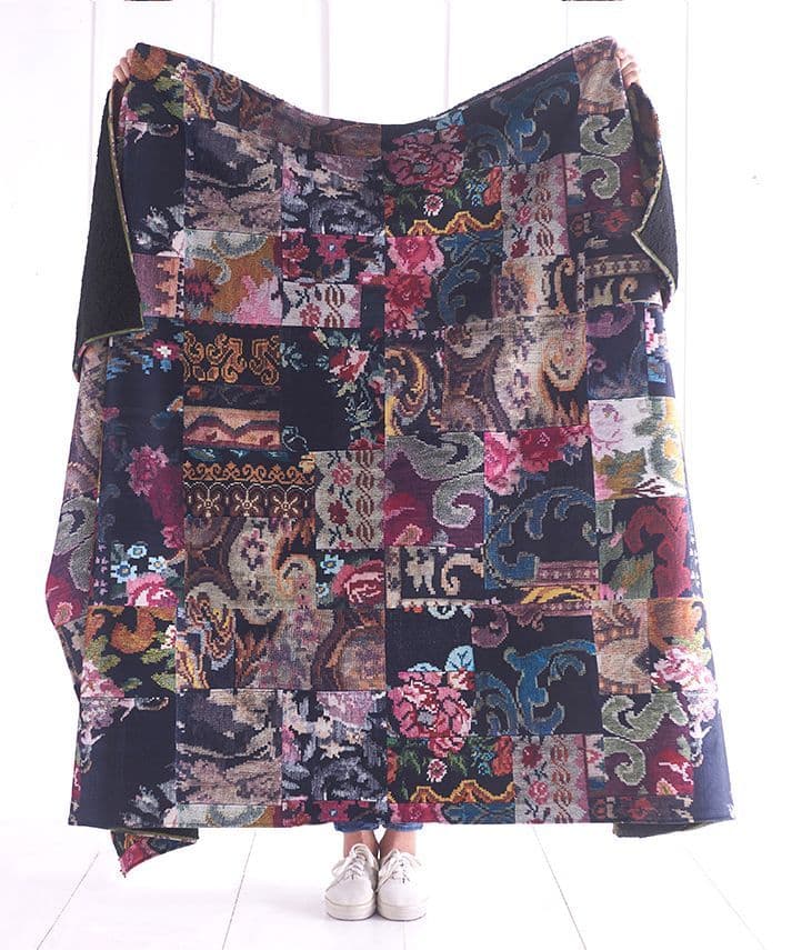 Persian Patchwork velvet throws