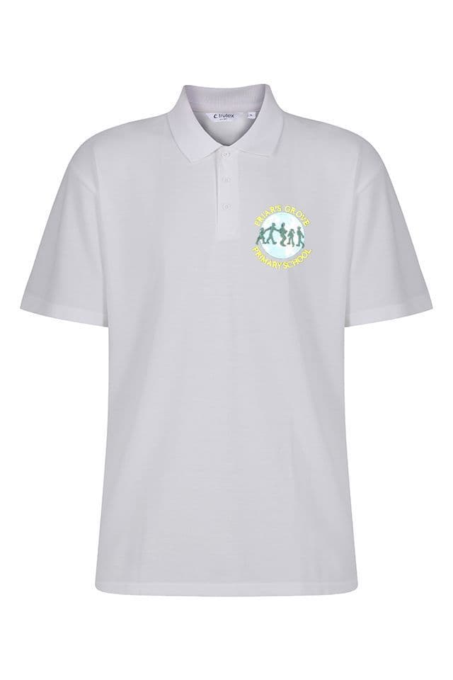 Friar s Grove Primary White Polo Shirt