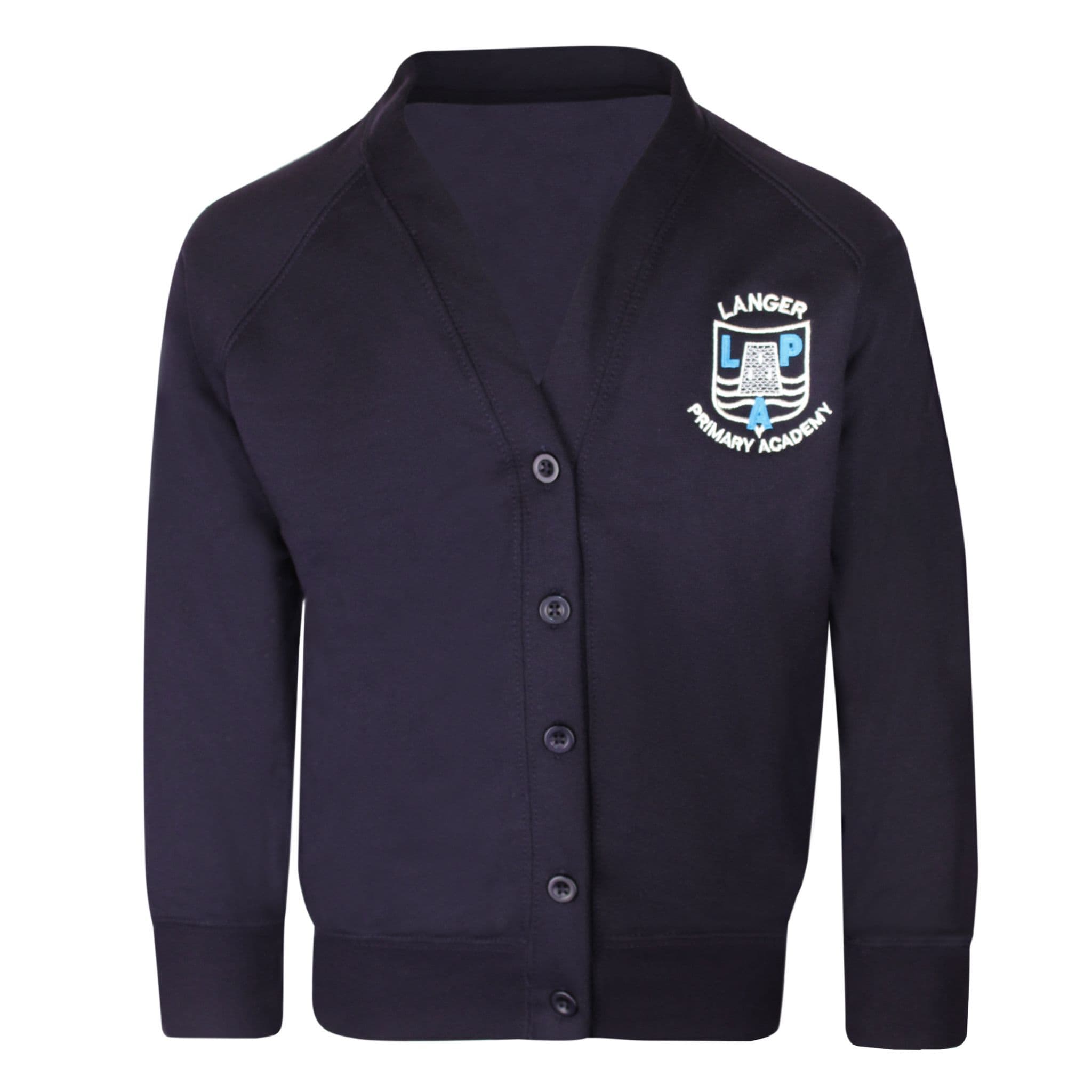 Langer Primary Academy Sweatshirt Cardigan New