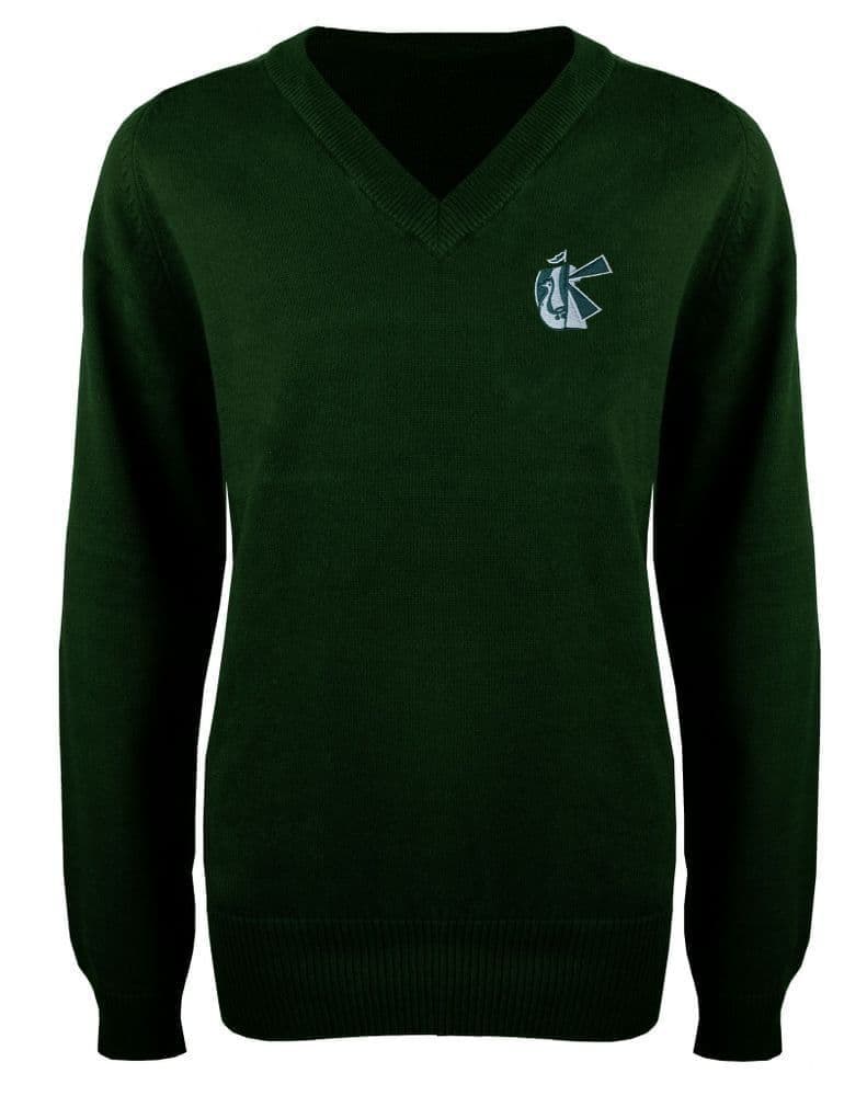 Thurstable School Green Pullover & x28;Years 7-10& x29;