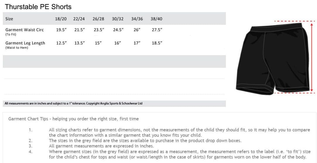 Thurstable PE Shorts