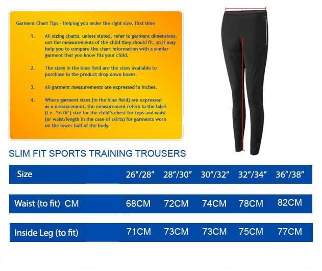 Mildenhall College Academy Unisex Slim Fit Sports Training Trousers