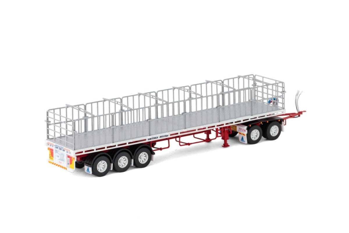 Drake Freighter Road train Set White/Red