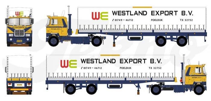 Tekno Mack F700 Van Wyck Western Export & x28; Pre Order& x29;