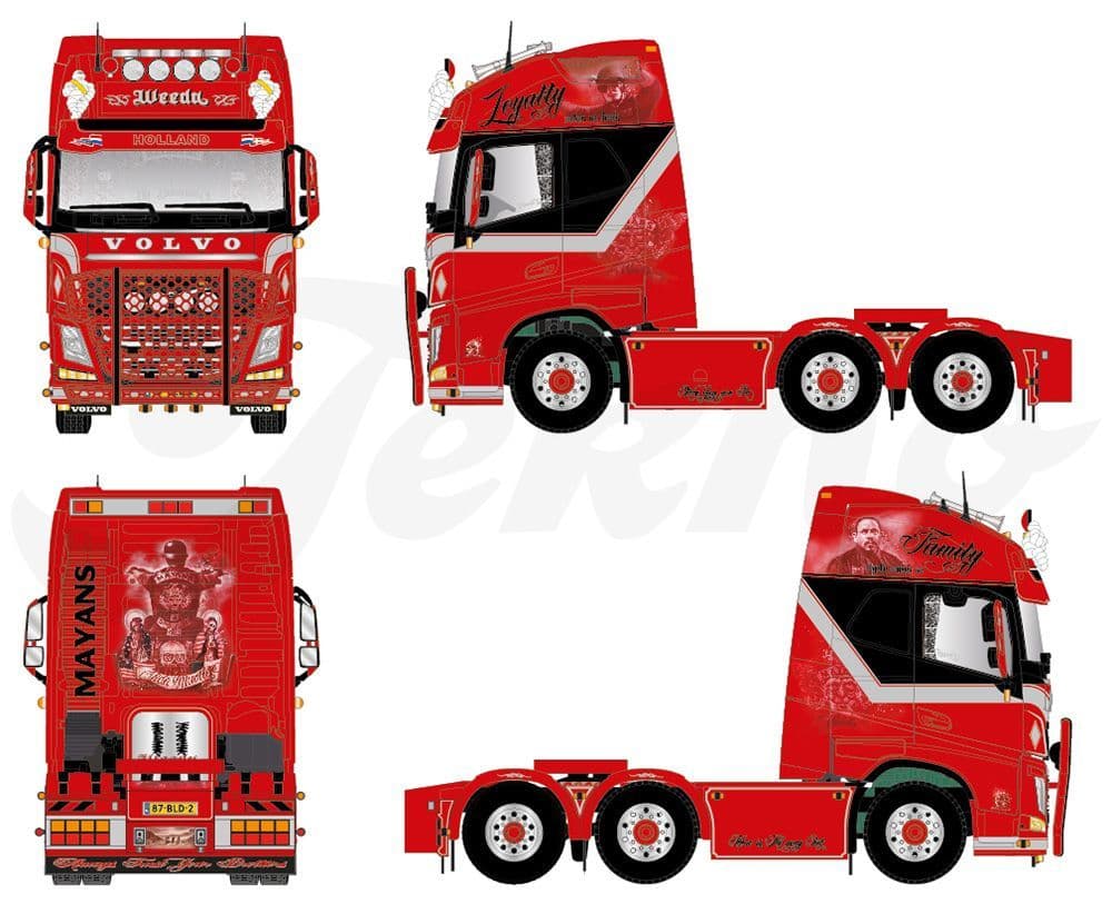Tekno Volvo FH4 Weeda