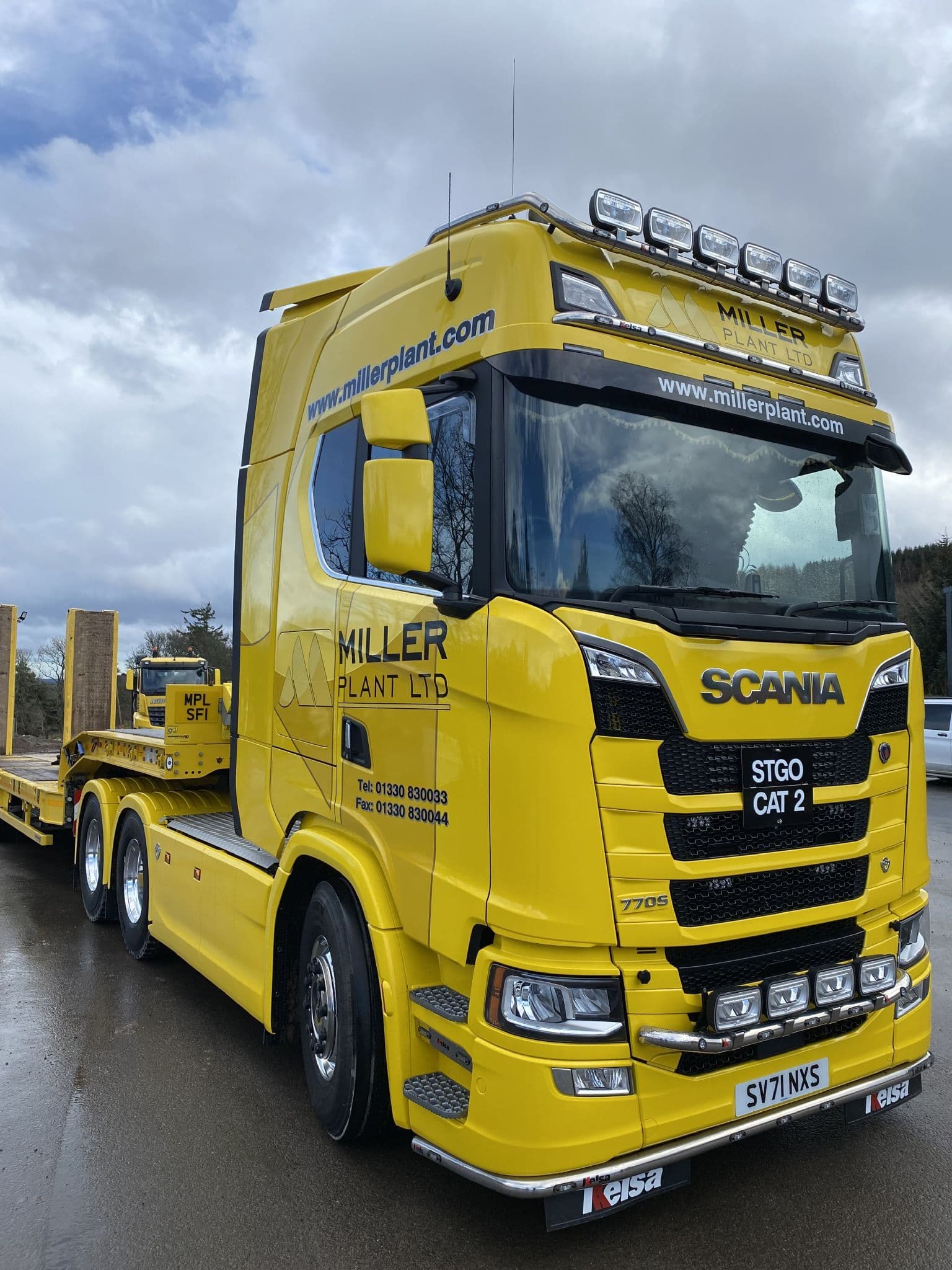 WSI/ADMT Scania 770 Volvo Excavator Miller Plant Scotland Sold out on ...