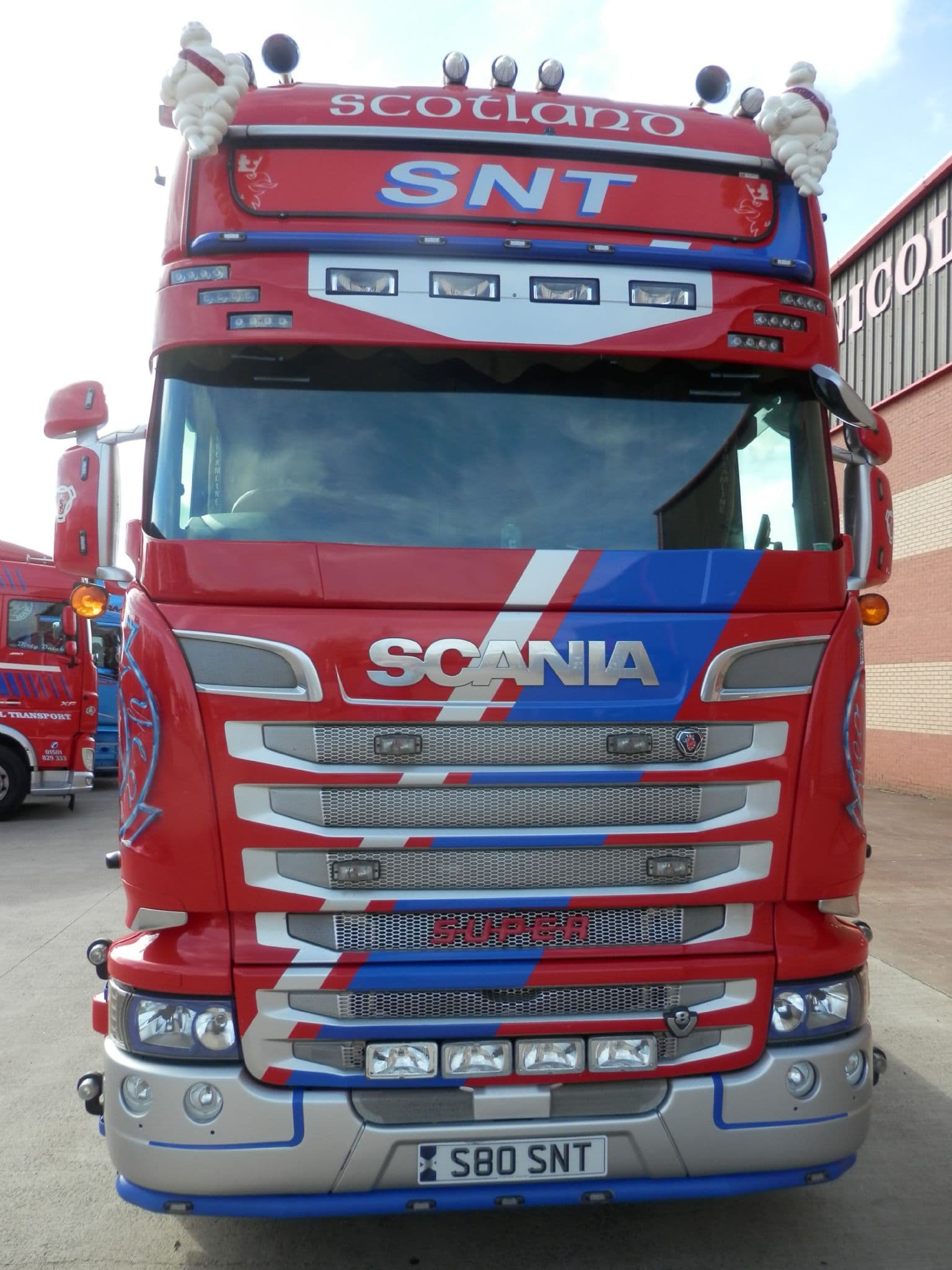 WSI/ADMT Scania R Stuart Nicol Transport Shotts Scotland Waiting list ...