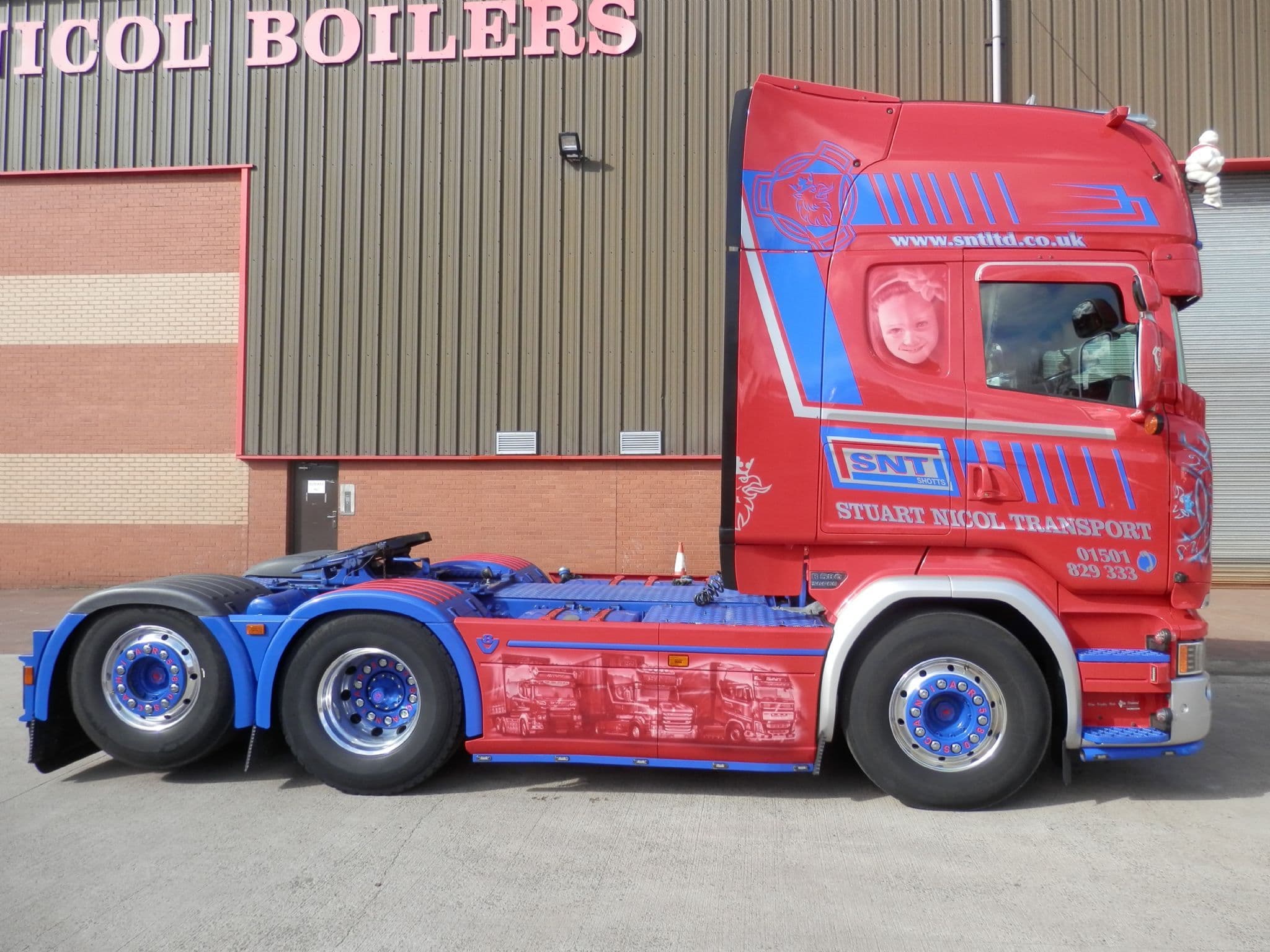 WSI/ADMT Scania R Stuart Nicol Transport Shotts Scotland Waiting list ...