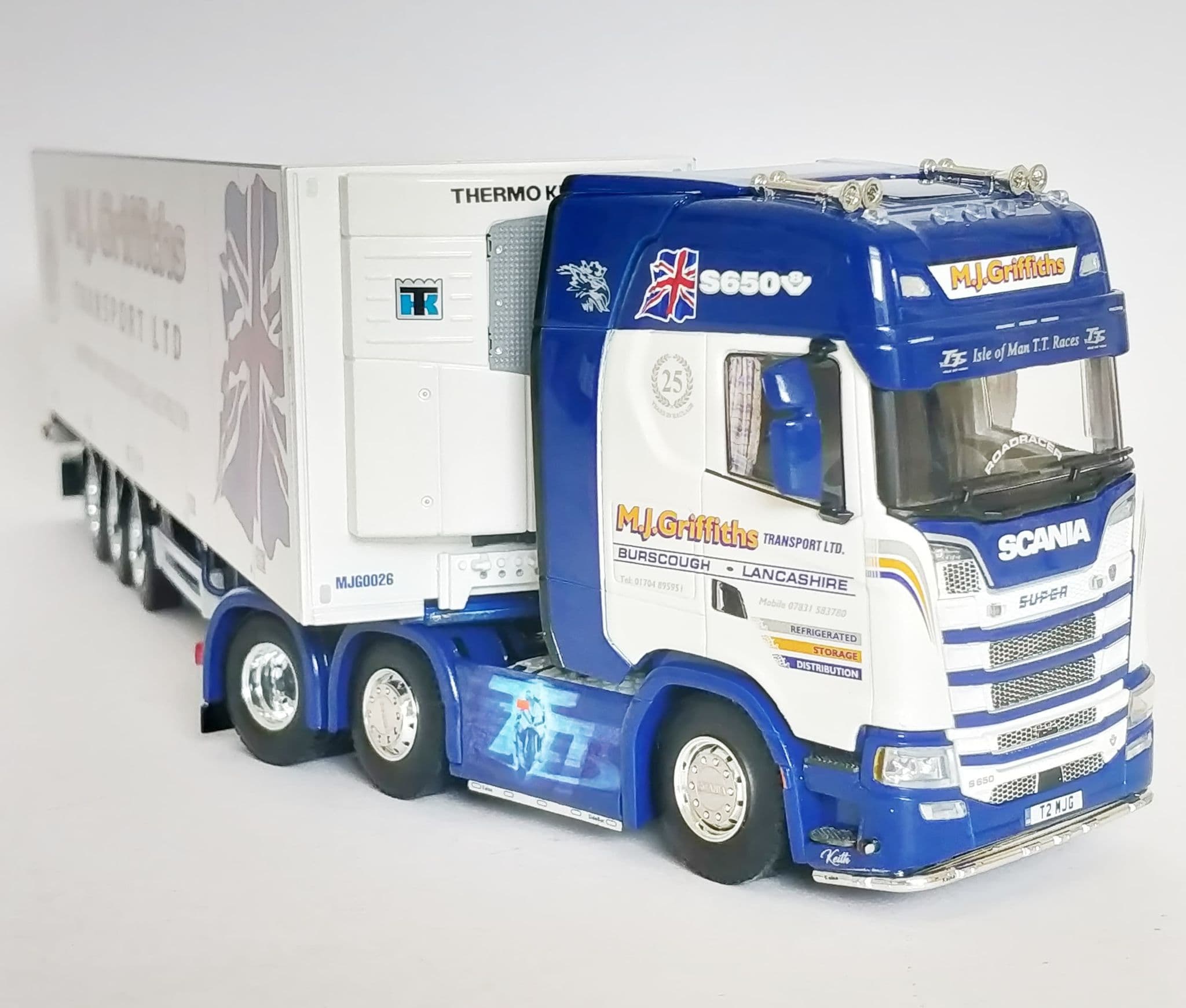 WSI/ADMT Scania S650 M J Griffiths Transport Preston England