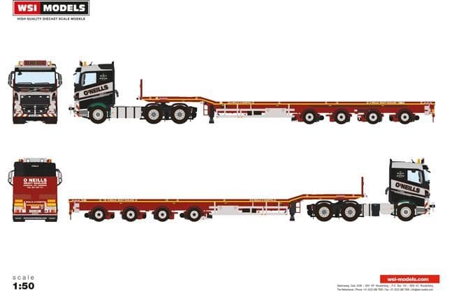 WSI Models Volvo FH4 O Neills Heavy Haulage