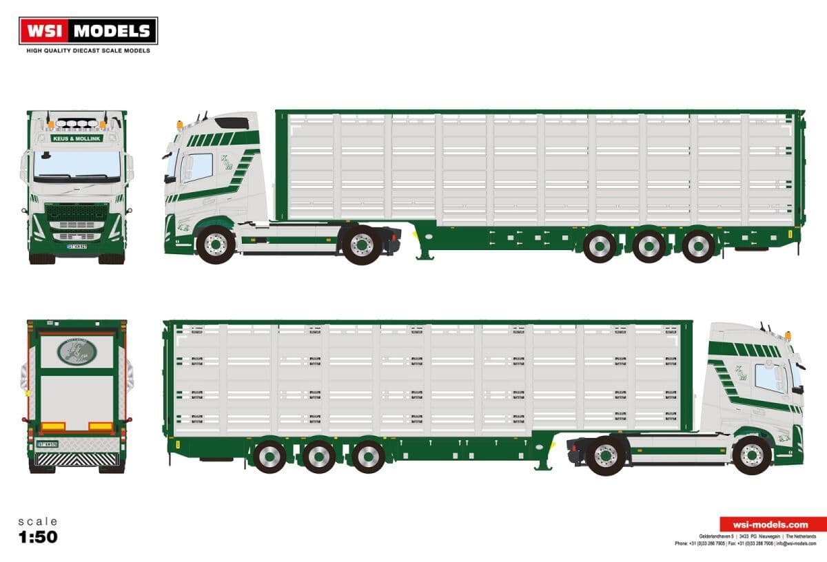 WSI Models Volvo Keus Mollink & x28; Pre Order& x29;