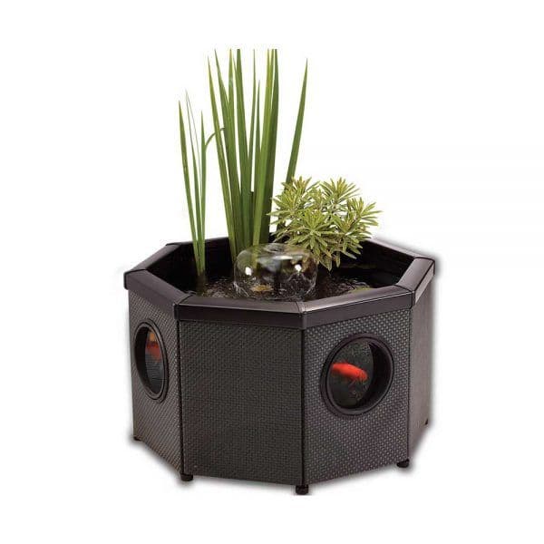 Blagdon Affinity View Octagon Mocha and Black Aluminium Feature Pool