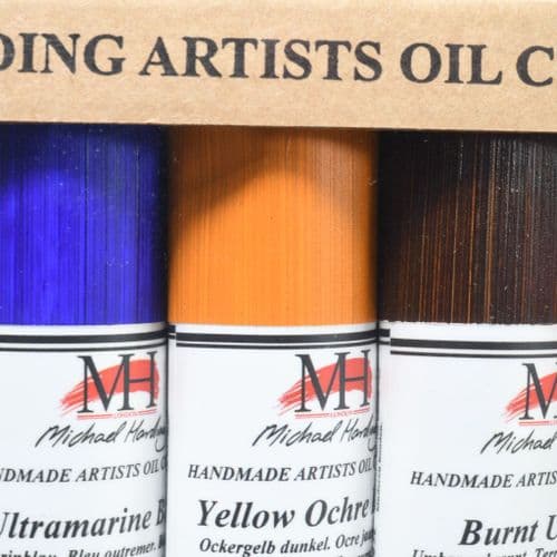 001 Introductory Set of Michael Harding Oil Colours 6 x 40ml tubes 20 ...