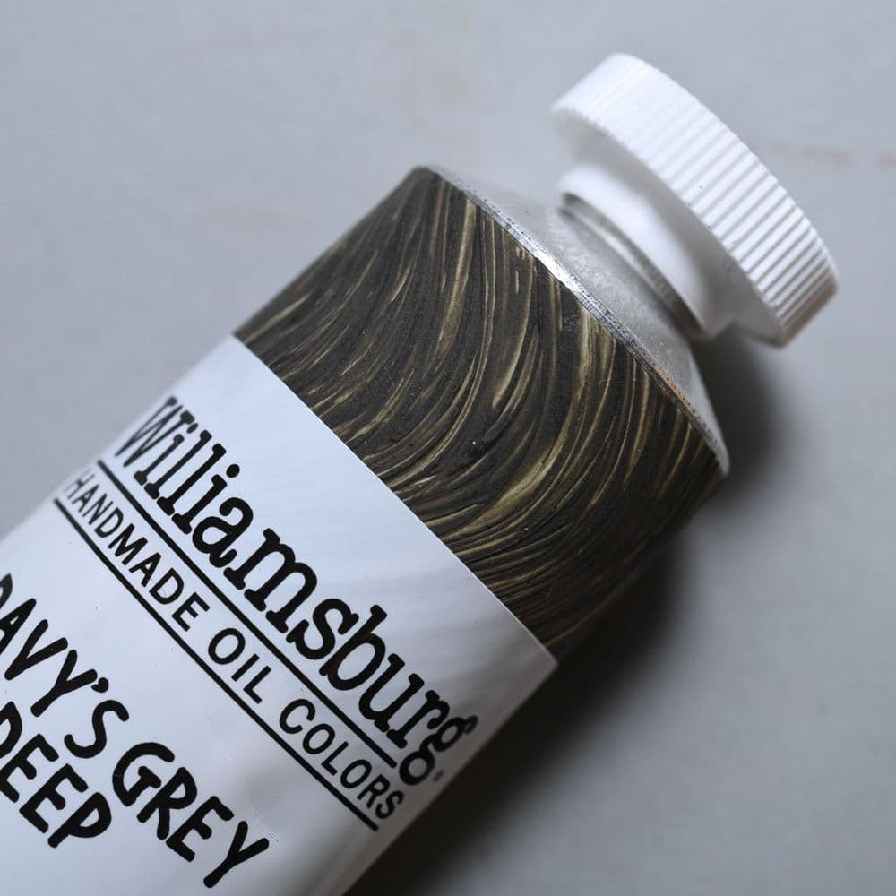 1701 Davy s Grey Deep Williamsburg Handmade Oil Colour 150ml tube