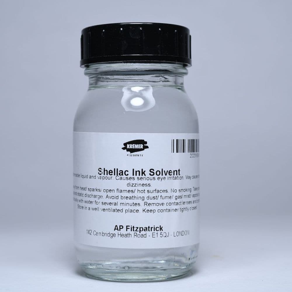 180410 Kremer Shellac Ink Solvent 100ml jar