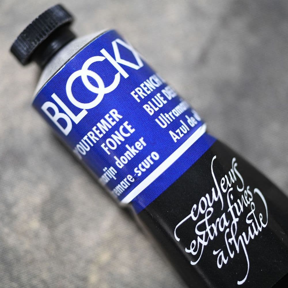 253 French Ultramarine Blue Deep Blockx Oil Colour 35ml tube 10 off ...