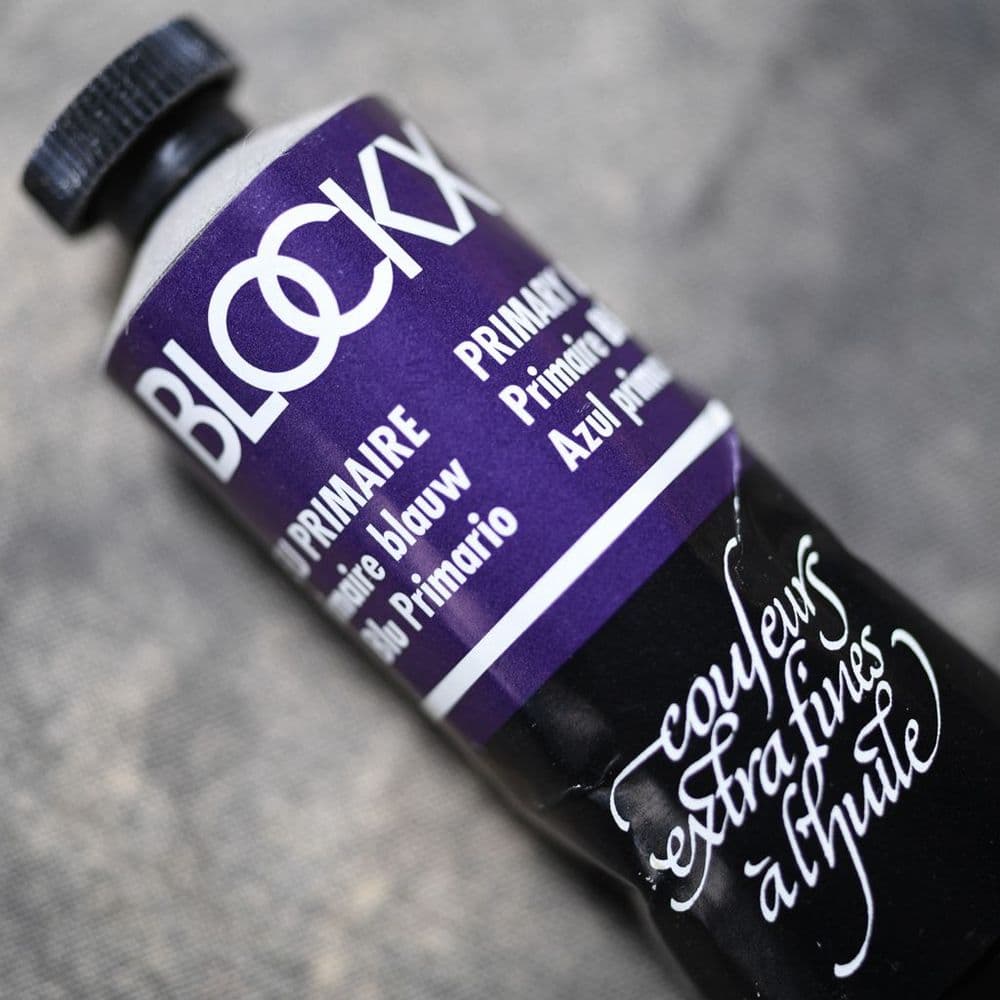 455 Primary Blue Blockx Oil Colour 35ml tube 10 off Discount applied at ...