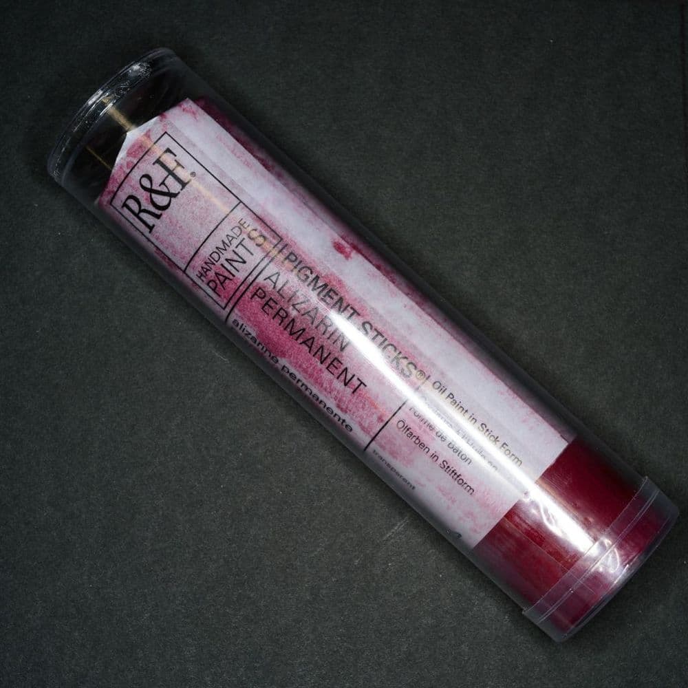 4P Alizarin Permanent R&F Pigment Stick 100ml stick