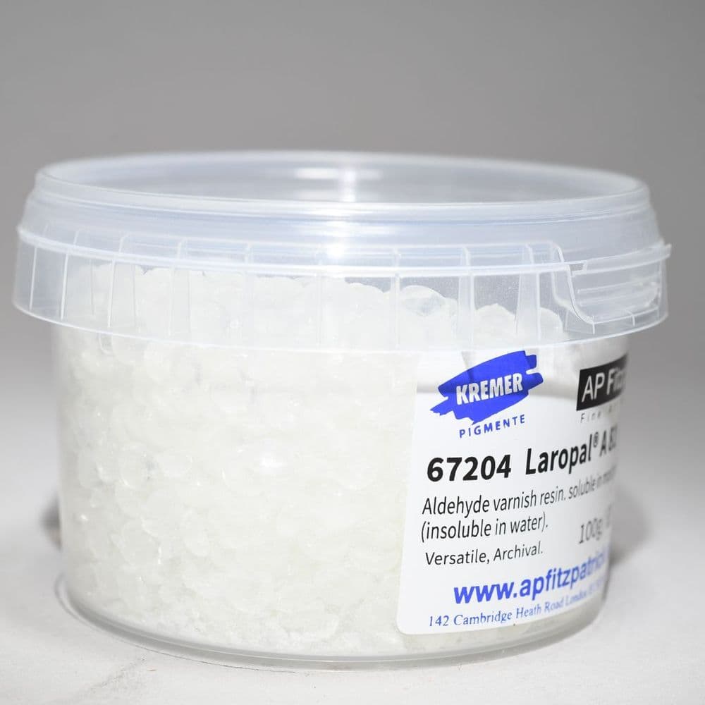 67204 Laropal A81 Aldehyde Varnish Resin Kremer 100g plastic container