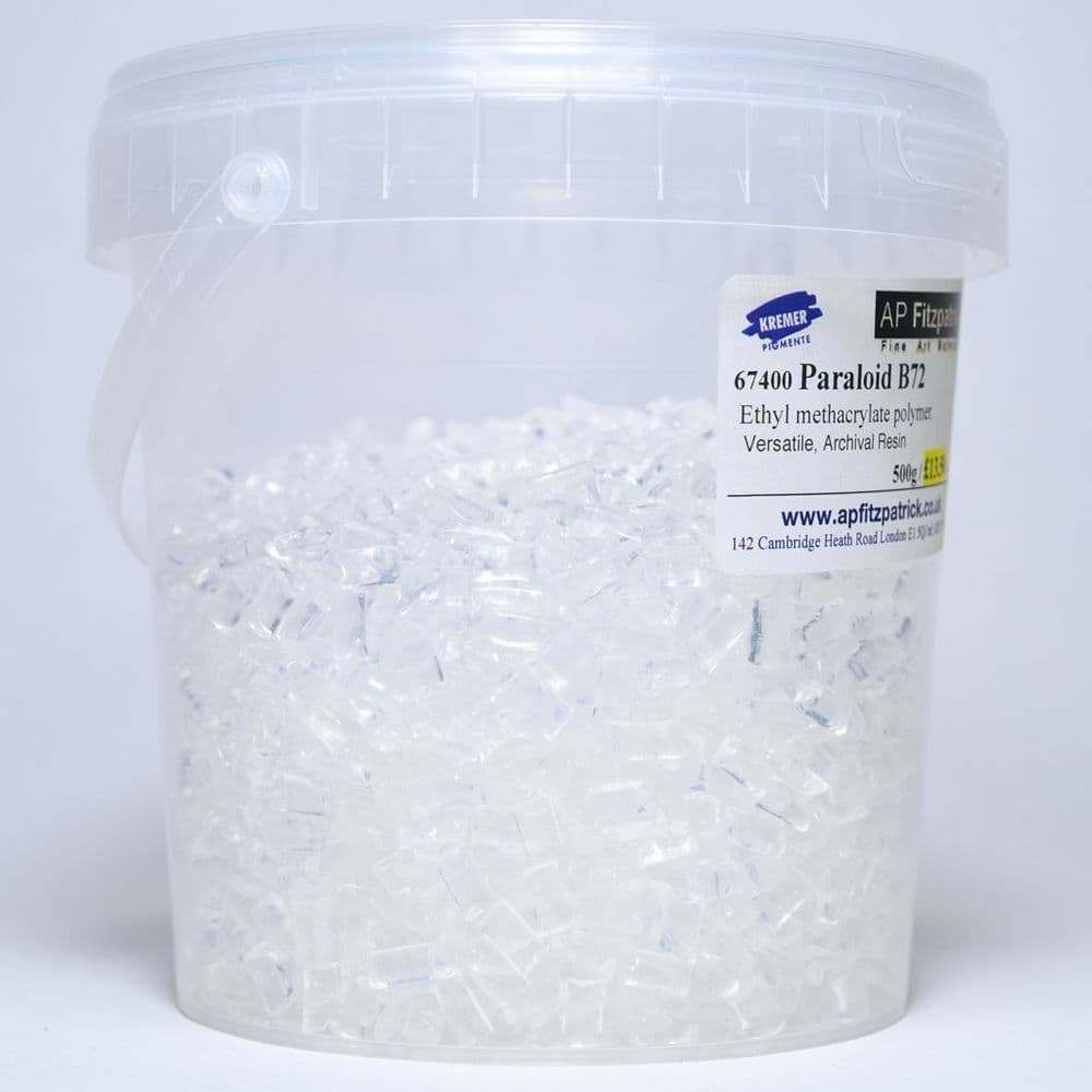 67400 Paraloid B72 Resin Kremer 500g plastic container