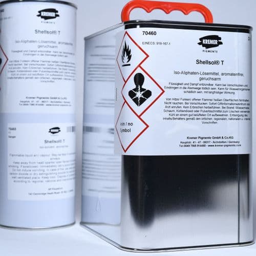 70460 Shellsol T low odour solvent Kremer 3 lt tin