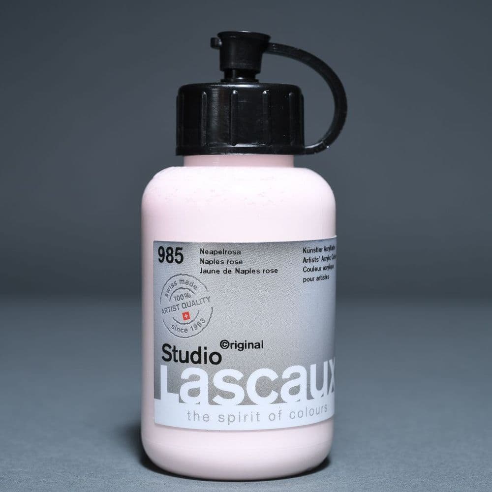 985 Naples Rose Lascaux Studio Acrylic 85ml bottle