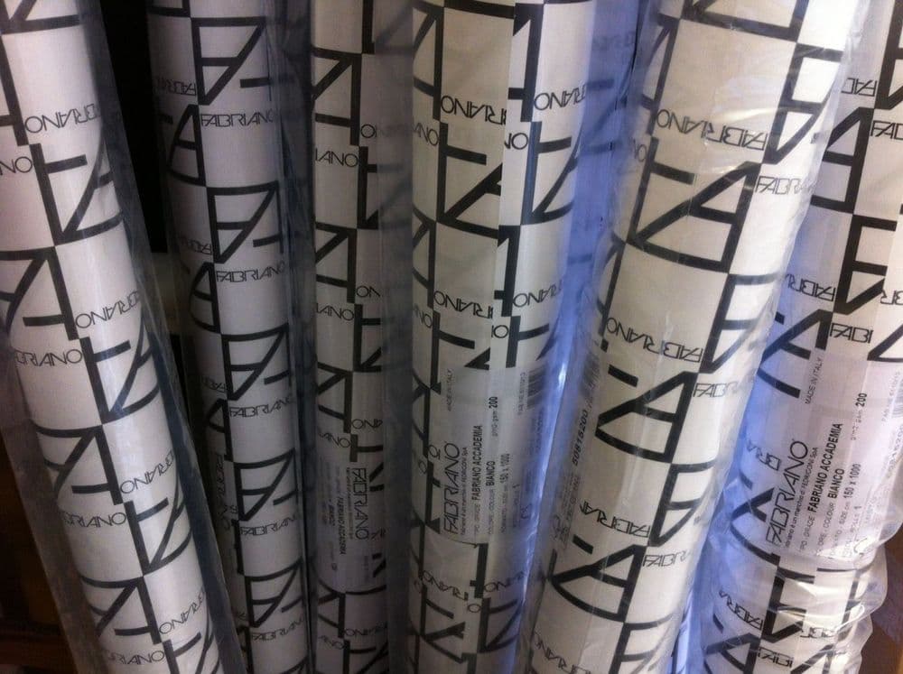 Fabriano - 1 5m wide 10m roll 120gsm Accademia paper