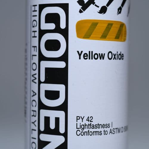 Golden 8552 Yellow Oxide High Flow Acrylic 118ml