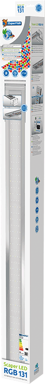 Superfish Scaper LED RGB 131 - 112 - 131cm Optimal Colours and Plant Growth